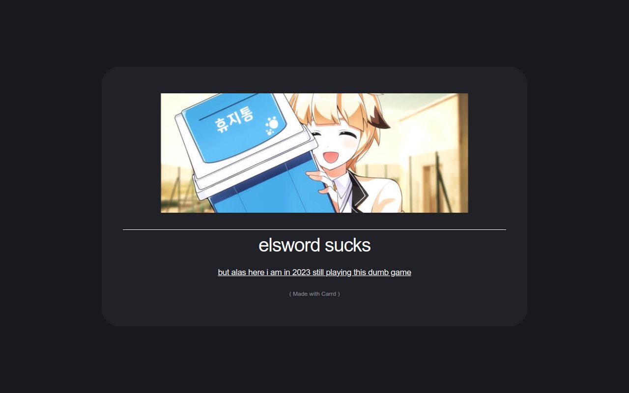 the elsword with the els word